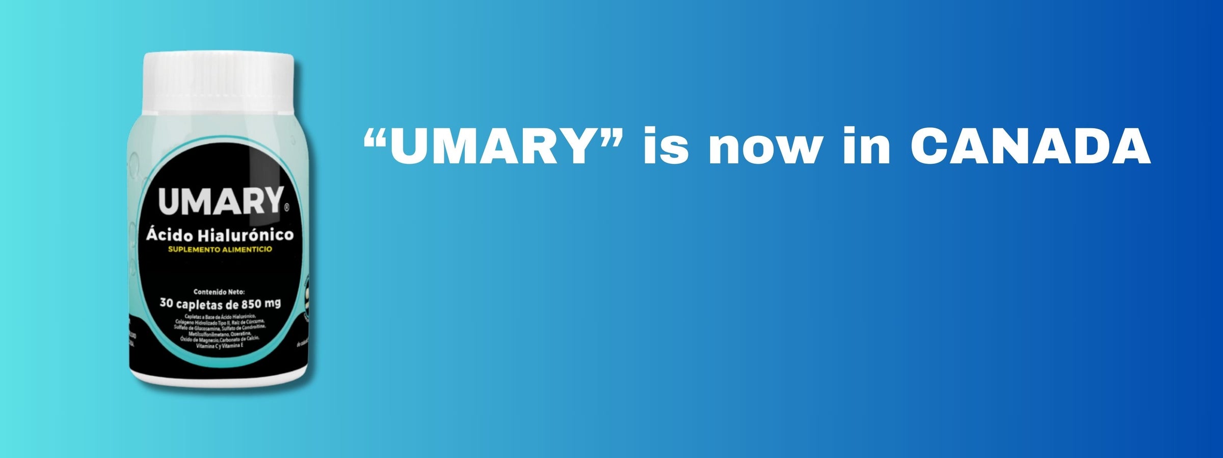 Umary Hyaluronic Acid 30 Caplets 850 mg